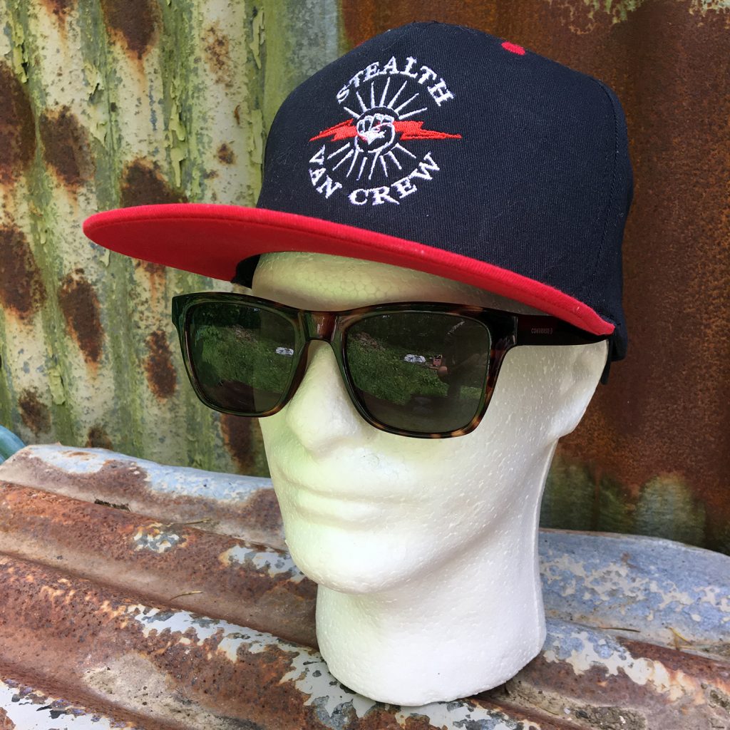 Black & Red Stealth Van Crew Vanlife Cap – Stealth Van Crew