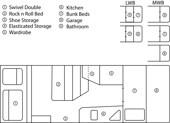 Van Layouts – Stealth Van Crew
